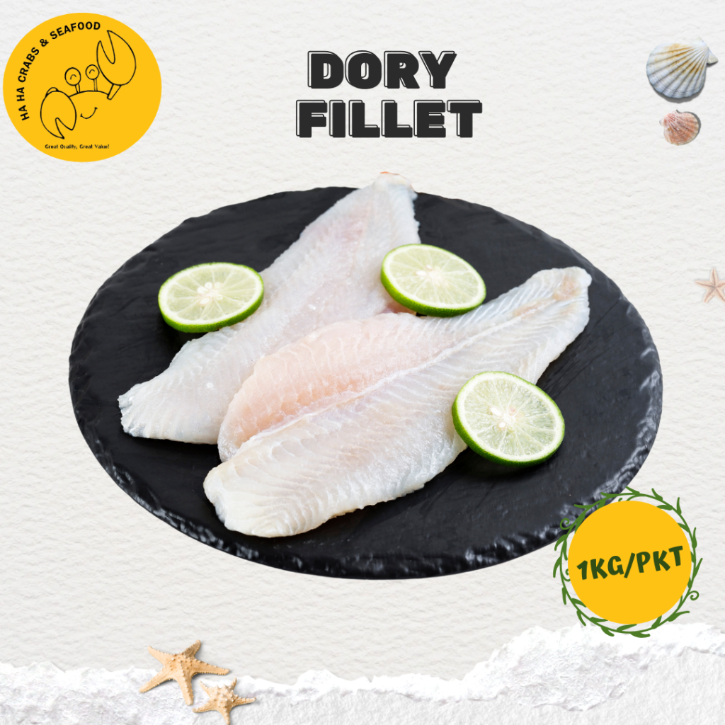Buy Dory Fish Fillet (1kg) Online Delivery In SG | Ha Ha Crabs & Seafood