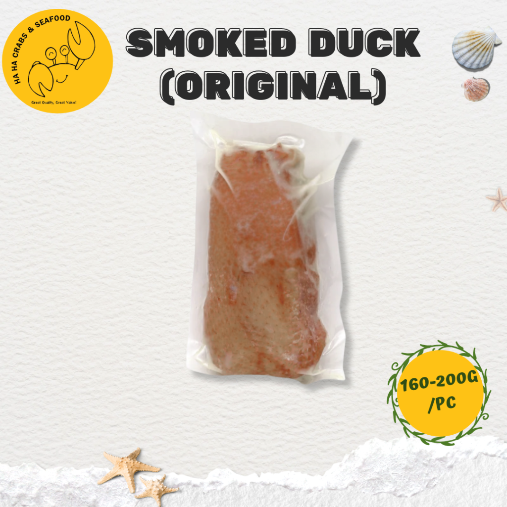 Smoked Duck Original 原味熏鸭肉 (160g-200g/pc) - Ha Ha Crabs and Seafood